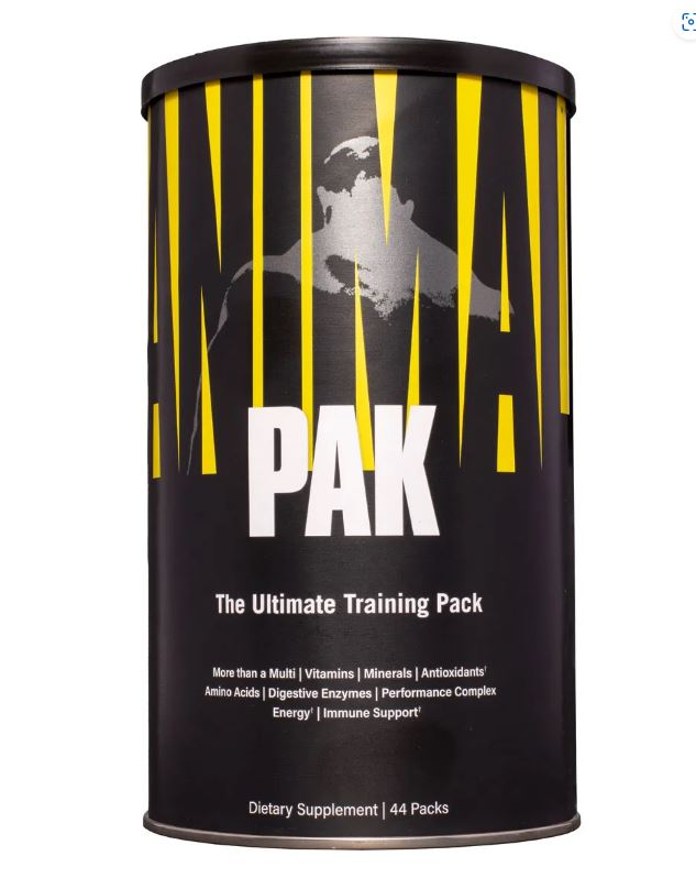 ANIMAL PAK CON 44 PACKS DE VITAMINAS | SUPLEMART::Suplementos Deportivos